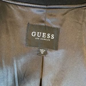Guess | Jackets & Coats | Womens Embroidered Floral Guess Size Xs Satin ...